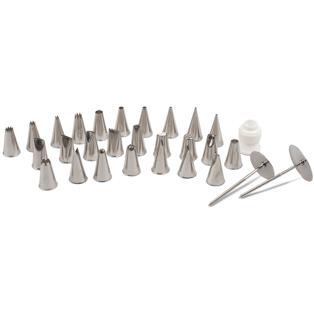 Stainless Steel Pastry Tip Set | Professional Pastry Tools – JB Prince