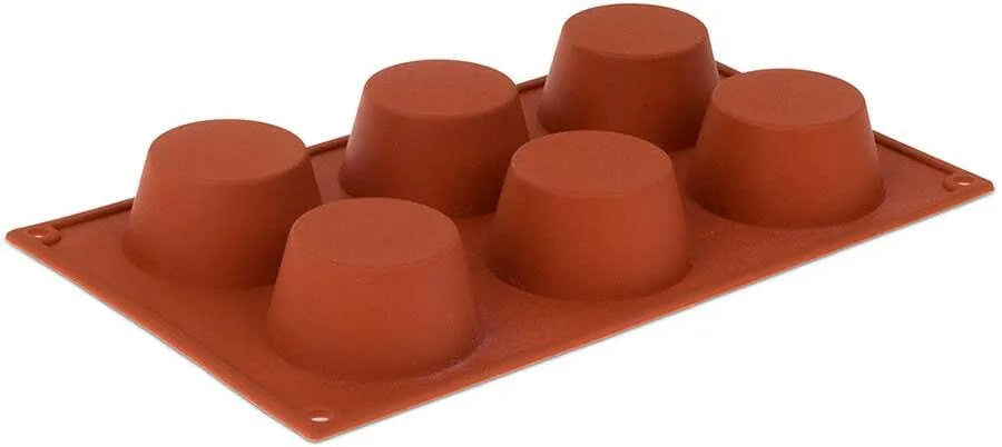 Flexible Silicone Muffins 6 Forms | Professional Molds – JB Prince
