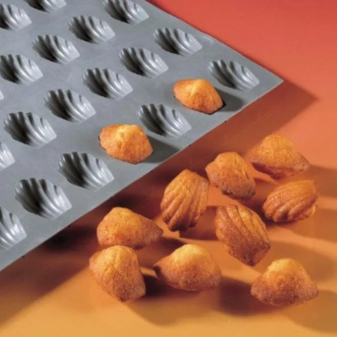 Elastomoule Mini Madeleines - 30 Forms | Professional Molds – JB Prince