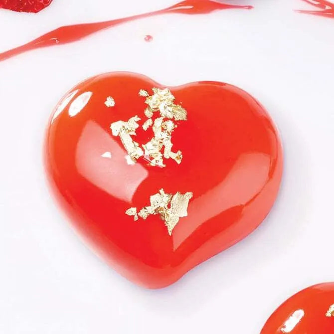 Pavoflex Silicone Heart Passion Mold 12 forms | Professional Molds – JB ...