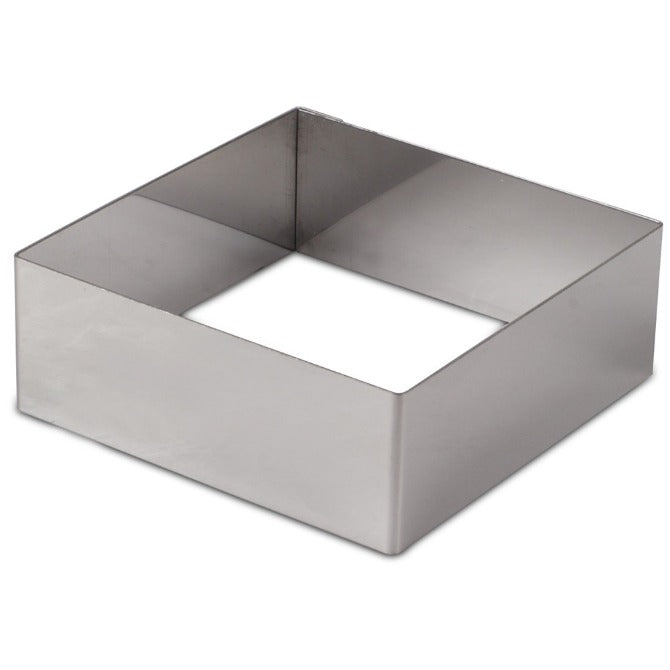 Stainless Steel Square Ring Mold 1.7" Height | Professional Molds – JB ...