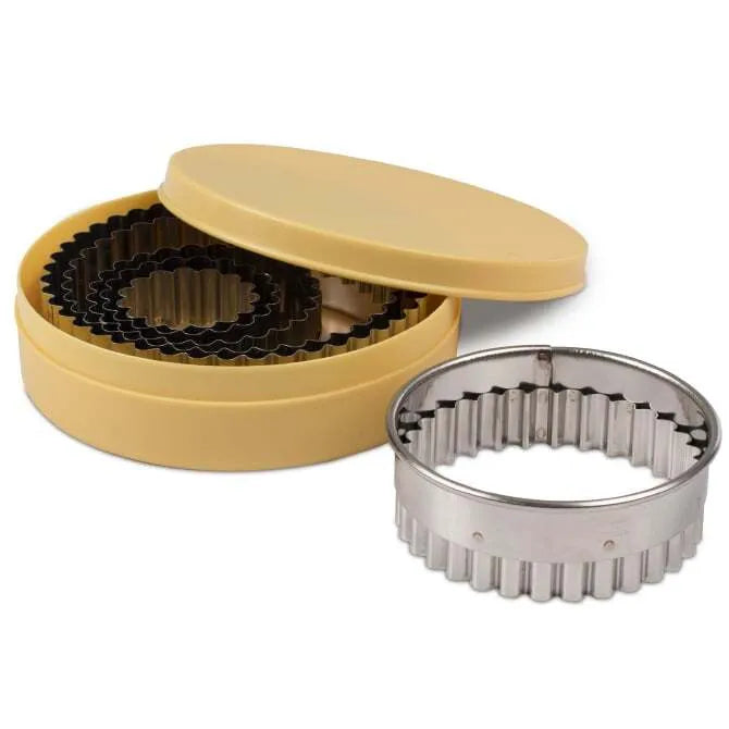 Fluted Round Cutter Set | Professional Pastry Tools – JB Prince