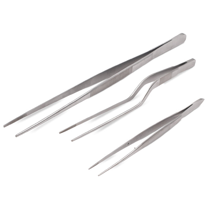 3 Piece Plating Tweezer Set | Professional Utensils – JB Prince