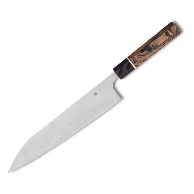 Murray Carter by Spyderco Itamae Series Gyuto - 10.1in blade with burl ...